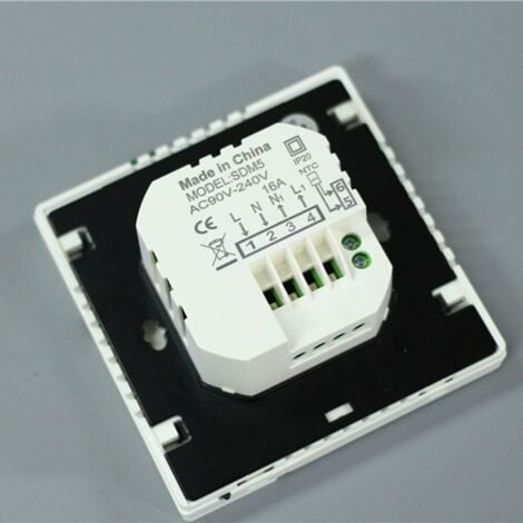 Thermostat intelligent WiFi, pour contrôleur de température programmable Tuya pour chauffage au ...