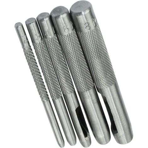 Ensemble de 5 outils de poinçonnage / Poinçon / Perforateur 2/3/4/6/8 ...