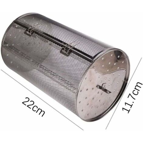 Four Cage,Inoxydable 360° Rotary Roast Basket,Paniers De Cuisson pour ...