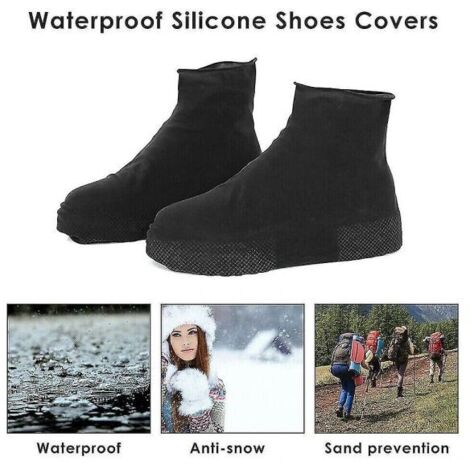 Couvre-chaussures en silicone recyclables et imperméables pour bottes ...