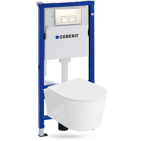 GEBERIT Duofix Basic Support Bâti-support + Lavita WC Loso suspendu ...