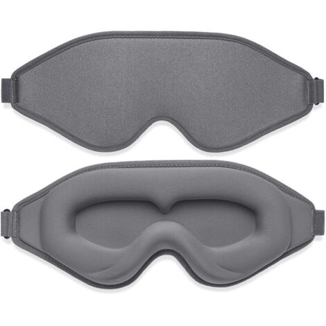 Masque sommeil pour Hommes et Femmes, Masque de nuit 3D Occultant, avec ...