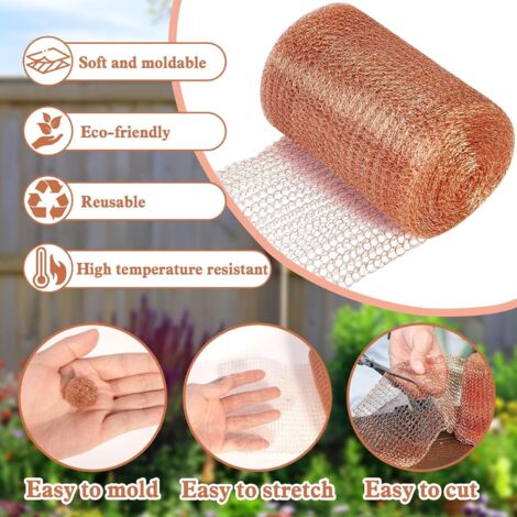 Filet Anti Limaces et Escargots,12.7cm x 9 m Filet en Cuivre Anti ...