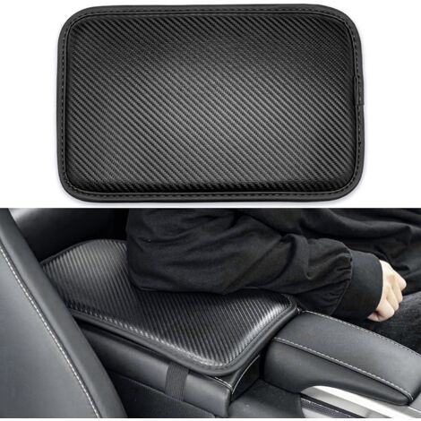 Coussin d'Accoudoir Voiture Universel, Housse en Fibre de Cuir pour ...