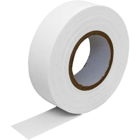 1 rouleau de ruban isolant PVC 19mm x 20m ruban adhésif blanc I ...