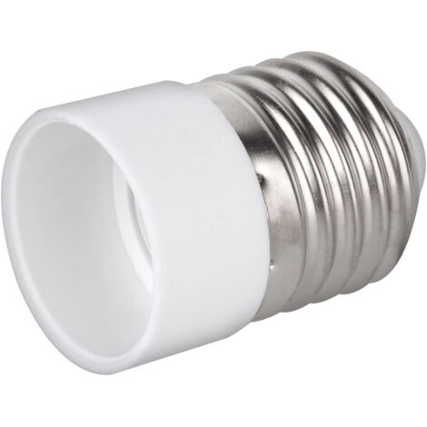 4x adaptateur de douille - Convertisseur de douilles E27 vers E14 - Adaptateur de support de ...