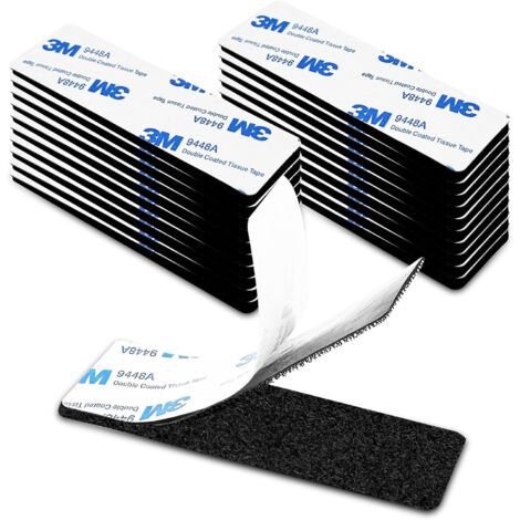 20 Scratch Autocollant Double Face Extra Fort, 3cm x 15cm Adhésif ...
