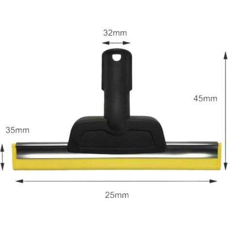 Raclette vapeur pour les vitres, compatible avec Kärcher SC1, SC2, SC3 ...