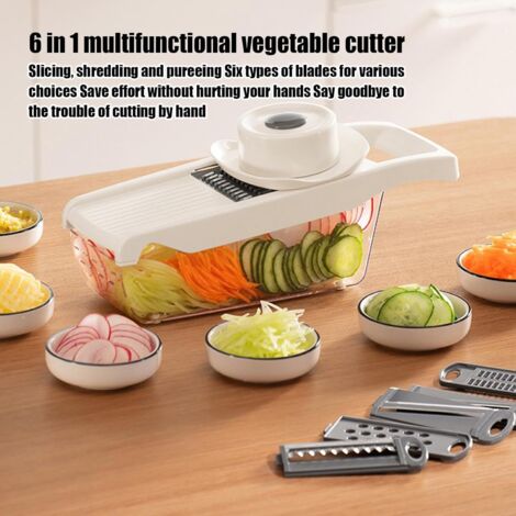 Machine à trancher de cuisine Coupe-concombre Coupe-oignons Coupe ...