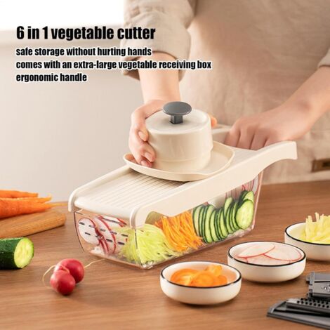 Machine à trancher de cuisine Coupe-concombre Coupe-oignons Coupe ...