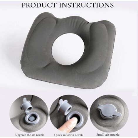 Coussin de hanche ergonomique anti-escarres – Tissu floqué durable ...