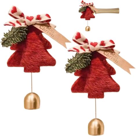Décoration de Noël à suspendre en forme de cloche - Lot de 2 cloches à ...