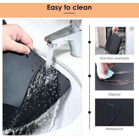 Tapis de table en silicone grand format (40 x 60 cm), antidérapant ...