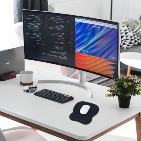 Tapis de Souris avec Repose-Poignet Ergonomique, 4mm Mousepad avec ...