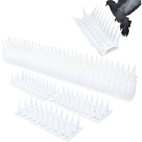 Pic Anti Pigeon en Plastique 2.58M Transparent Pique Anti Pigeon Balcon ...