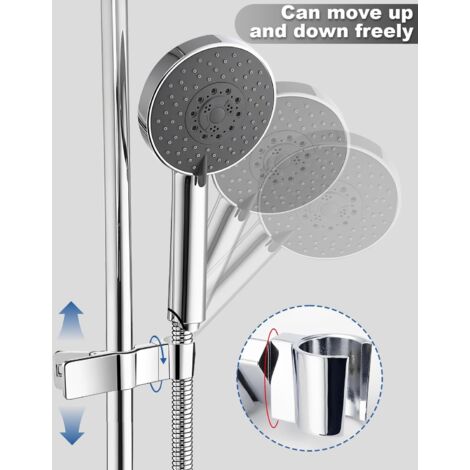 Support Pommeau Douche, Support Pommeau de Douche Réglable 22-25 mm ...