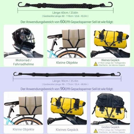 pièces sangles à bagages, extenseur avec crochets, sangles de tension ...