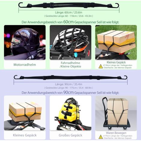 sangles de bagages, extenseur avec crochets, sangles de tension avec ...