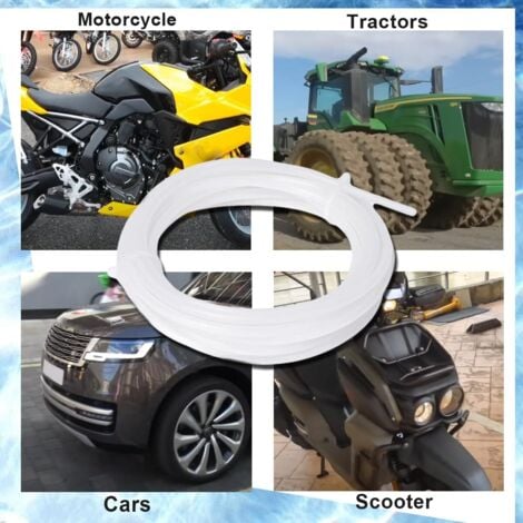 Conduite Carburant pour Chauffage Diesel Kit 4m Filtre pour Tuyau Carburant Blanc Clips Remplace ...