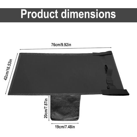 Repose Pied Avion Enfant,76×42cm Noir Lit Avion Enfant,Extension ...