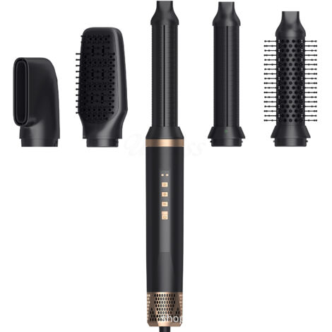 Seche cheveux et brosse coiffante 5 en 1 pour brushing volumineux ...