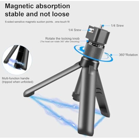Trépied Insta 360 x4, Insta 360 Bullet Time Handle, Mini Trépied de ...