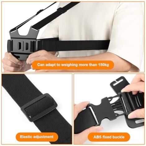 Kit d'accessoires de Sangle de Poitrine, Compris Fixation Bandeau y ...