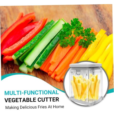 French Fry Cutter 4 en 1 Cutter de cale de Pomme Terre avec 4 Lames ...