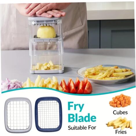 French Fry Cutter 4 en 1 Cutter de cale de Pomme Terre avec 4 Lames ...