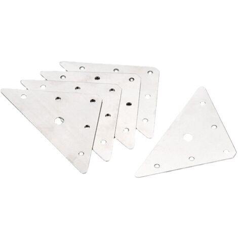 15 plaques de montage triangulaires (85x85 X 125mm) raccords d'angle ...