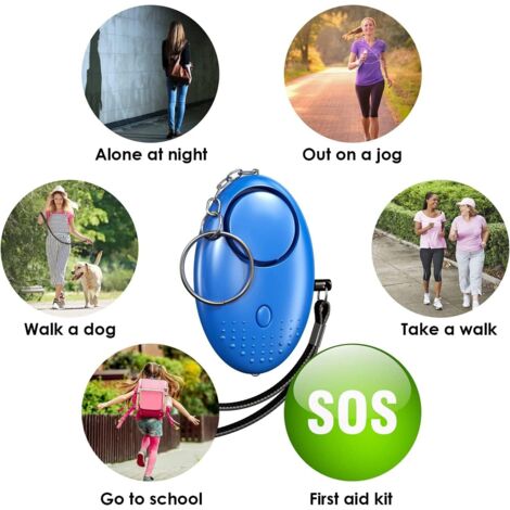 Alarme personnelle d'urgence [5 Pack], Scream Safesound Alarme de ...