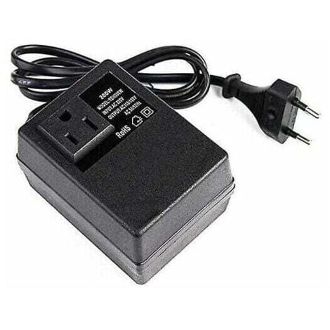 CHOYCLIT Convertisseur de tension,Transformateur 220V à 110V, 200W, avec prise européenne, pour ...