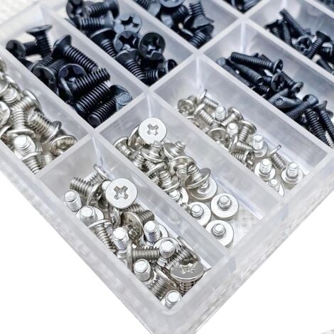 Lot de 355 vis assorties M2 M2.5 M3 pour ordinateur dur M.2 SSD - Vis ...