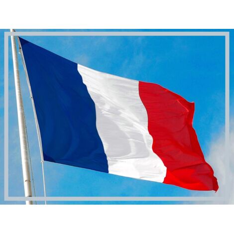 Enowelir Drapeaux de l'aricona - drapeau de la France avec 2 oeillets ...