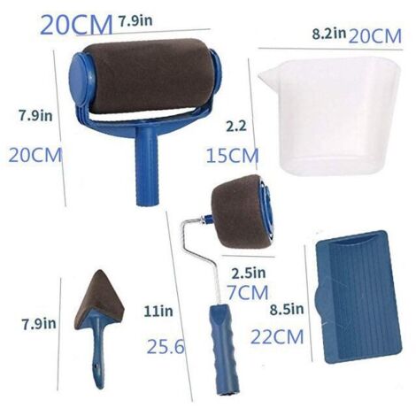 Kit de rouleau à peinture Paint Runner Pro Renovator 6 pièces avec ...