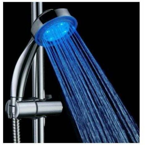 douche lumineuse LED colorée