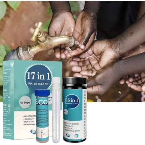 Kit D'analyse de l'eau Potable 16 en 1 bandelettes de Test d'eau ...