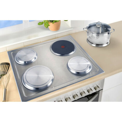 Protection Cuisinière électrique, couvre plaque en acier, Lot de 4 ...