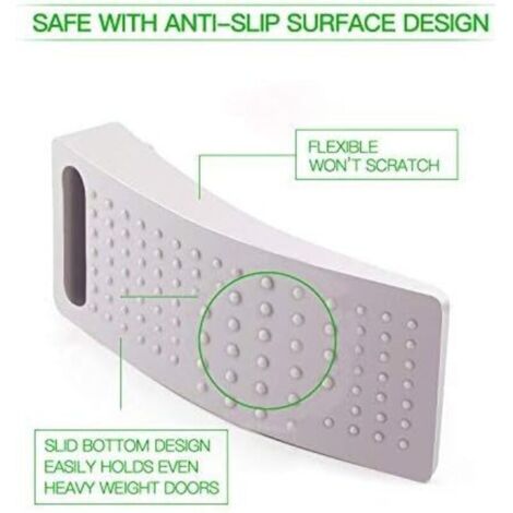 Arrêt Cale Porte, Lot de 6 Arrêts de Portes en Caoutchouc antidérapant ...