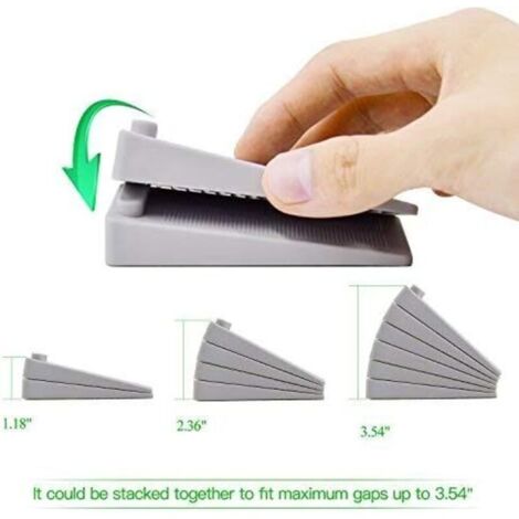 Arrêt Cale Porte, Lot de 6 Arrêts de Portes en Caoutchouc antidérapant ...