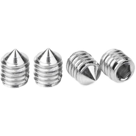 200 Pièces Vis Sans Tête Vis Sans Tête Hexagonale M3 M4 M5 M6 M8 Allen ...