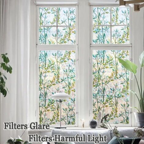 Film Fenetre Anti Regard - 44.5X200CM - Film Statique Vitre, Occultant ...