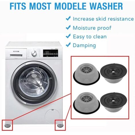 4 Pièces Anti Vibration Machine a Laver, Patin anti Vibration Lave ...