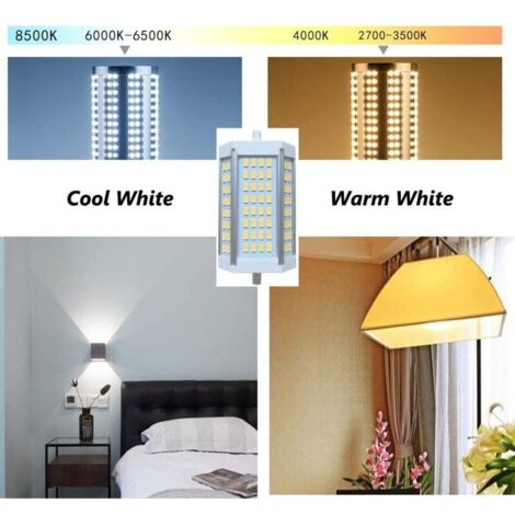 Ampoule LED R7S 118mm Dimmable 30W, LED Linéaire Projecteurs de type J ...
