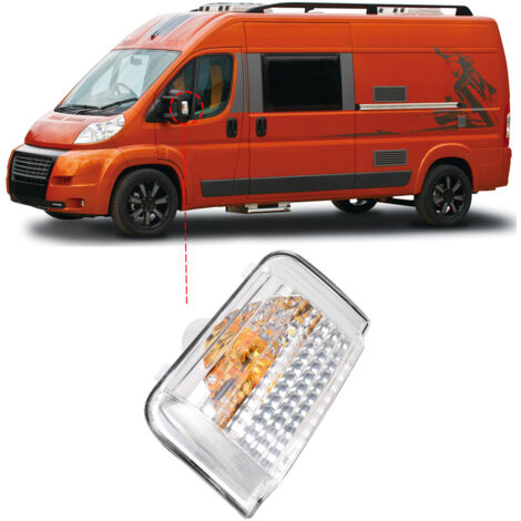 Boîtier de clignotant de rétroviseur latéral, lentille transparente en ...