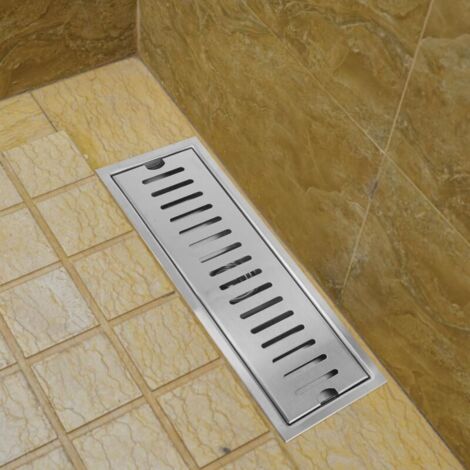 Drain Linéaire De Douche Rectangulaire Tranchée De Douche Trou De ...