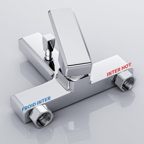 Robinets de Bain,Mitigeur monocommande Bain,Mitigeur baignoire,Montage ...