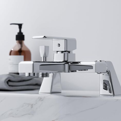 Robinets de Bain,Mitigeur monocommande Bain,Mitigeur baignoire,Montage ...