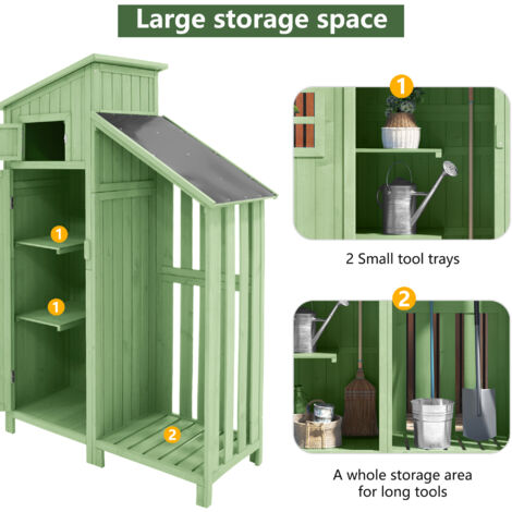 Cabanon de jardin vertical pour ranger ses outils sans encombrer la ...