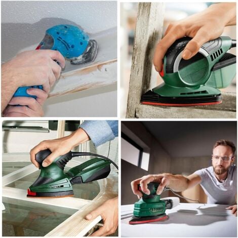 Jeu de 50 feuilles de papier abrasif pour ponceuses, 105 mm x 152 mm ...